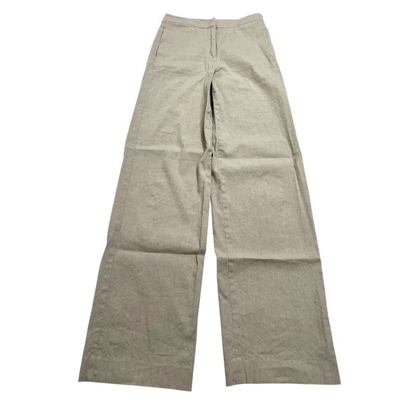 Theory | Pants & Jumpsuits | Theory Clean Trouser In Luxe Linen Cream ...